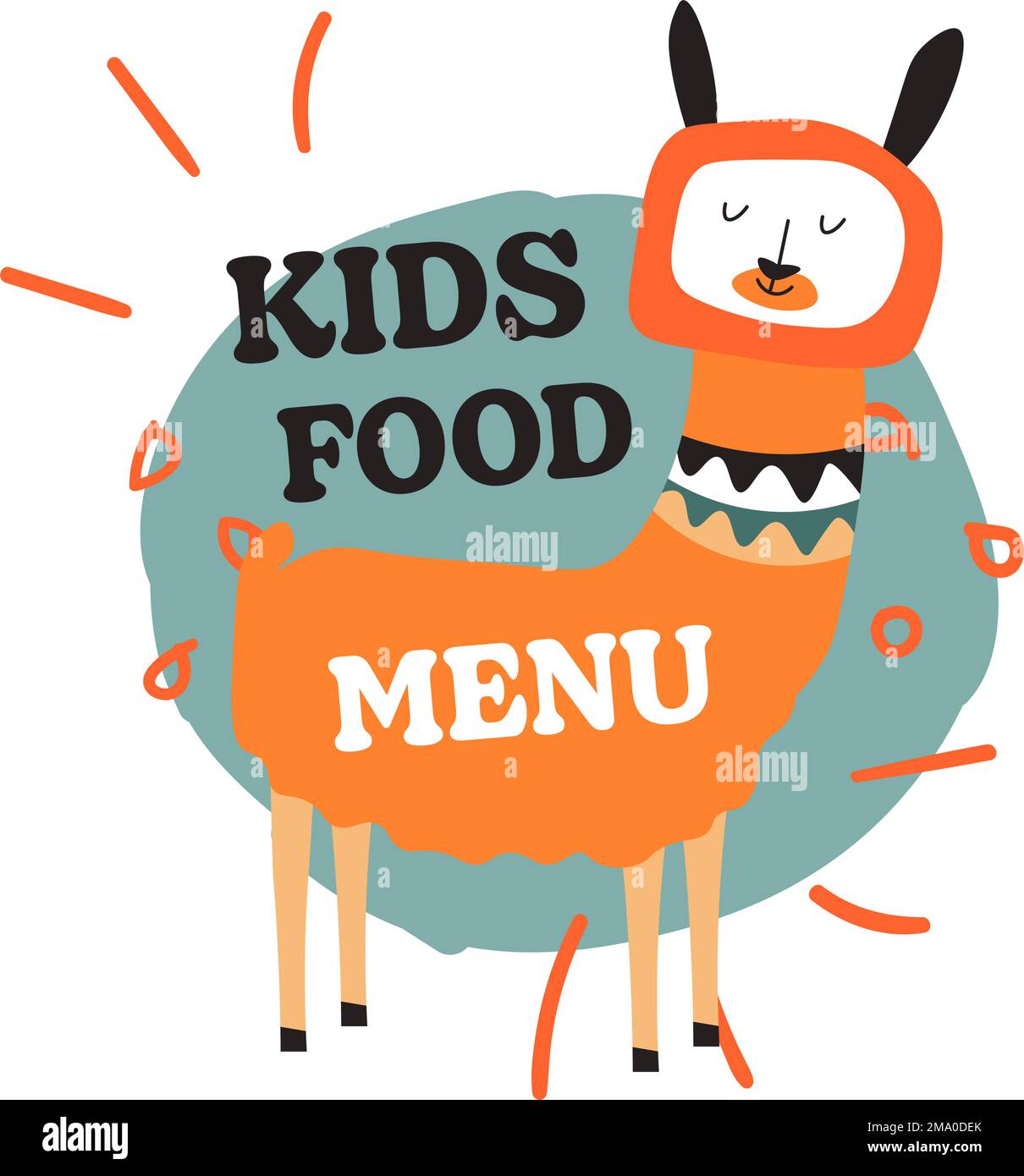 Children meal in restaurant or cafe, diner or bistro. Isolated kids ...