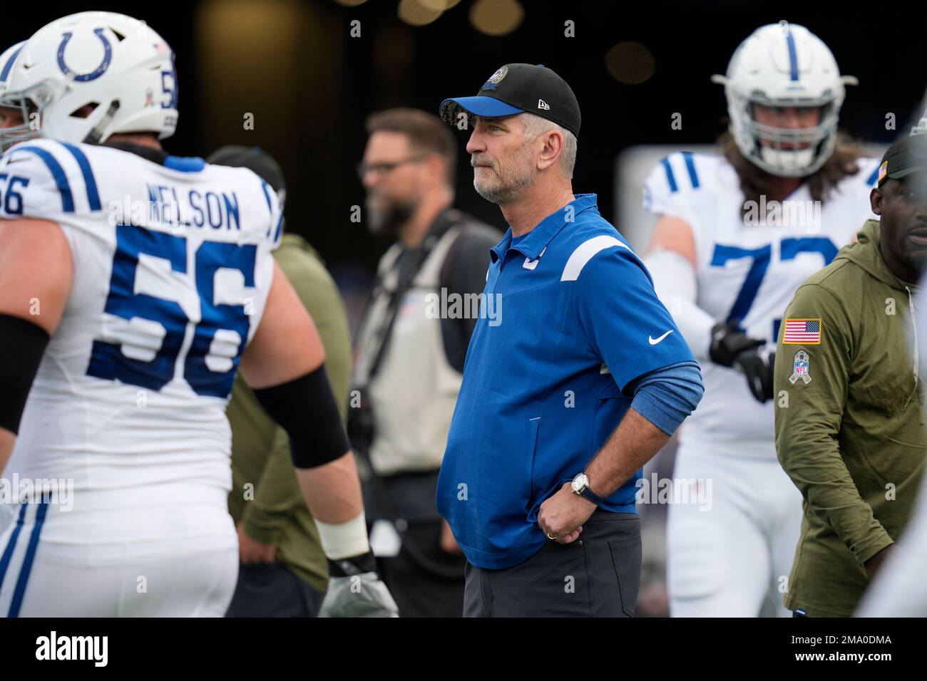 Indianapolis Colts head coach Frank Reich during an NFL football games ...