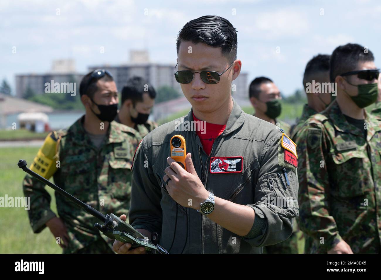U.S. Air Force 1st Lt. Brian Tang, 36th Airlift Squadron C-130J pilot ...