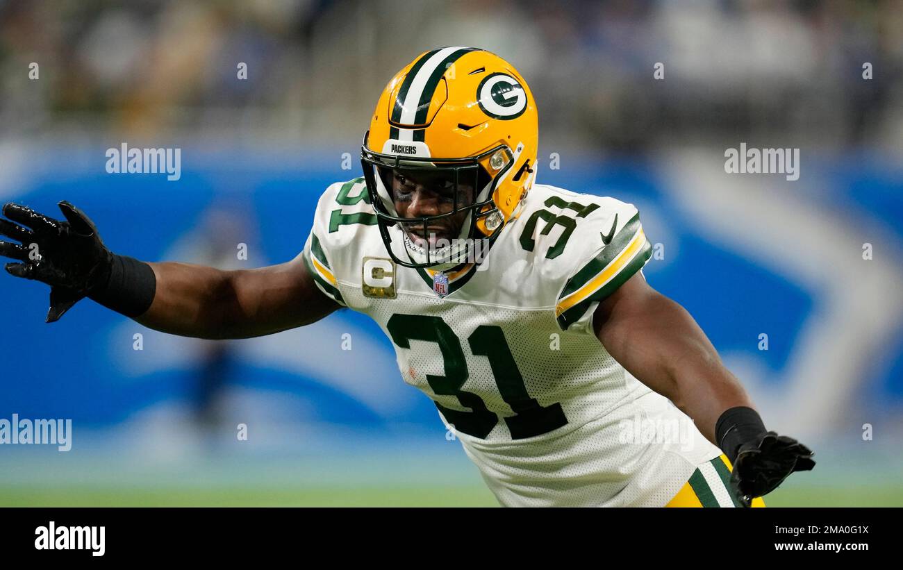Green Bay Packers safety Adrian Amos plays during the second half of an ...