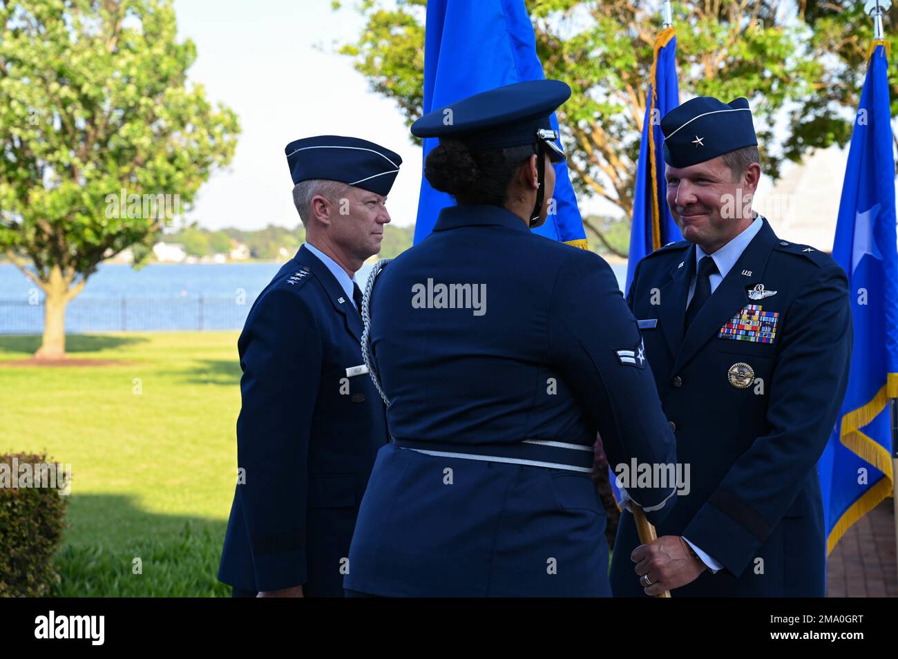 Col. David Lopez, Commander of Air Combat Command's Executive, promotes ...