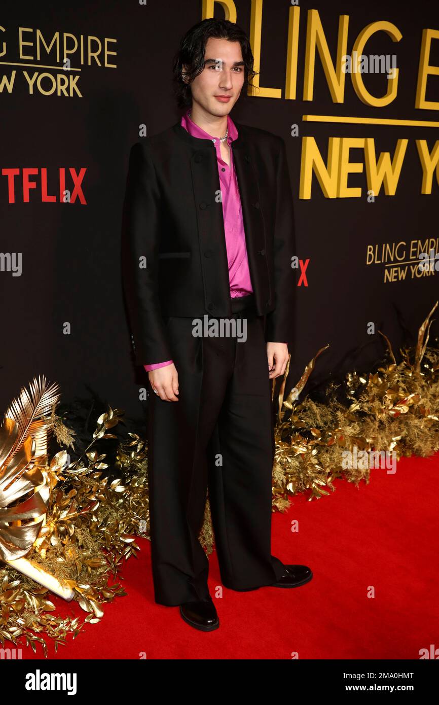 Blake Abbie attends the Netflix television series "Bling Empire: New ...