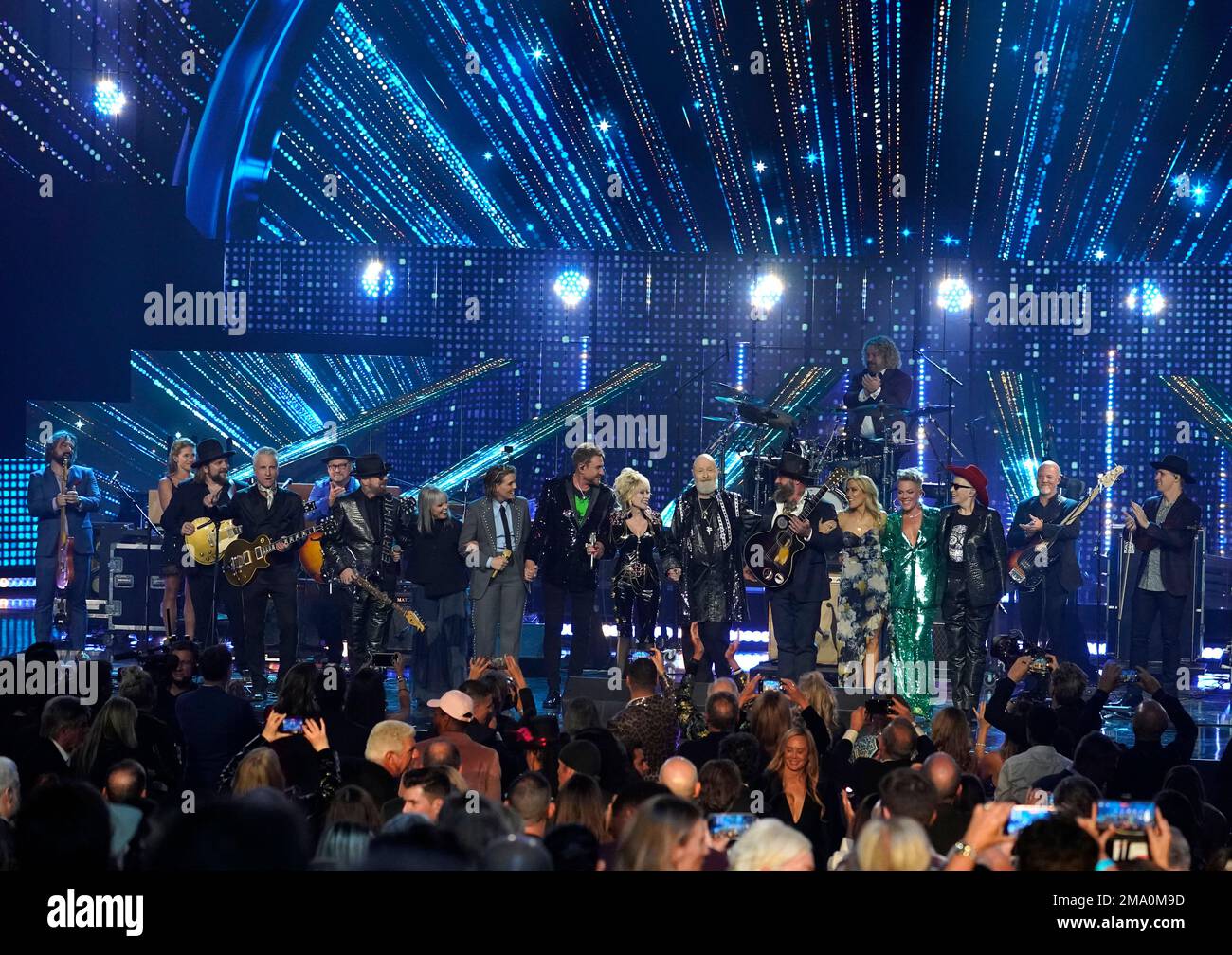 Neil Giraldo, from left, Dave Stewart, Pat Benatar, Brandi Carlile ...