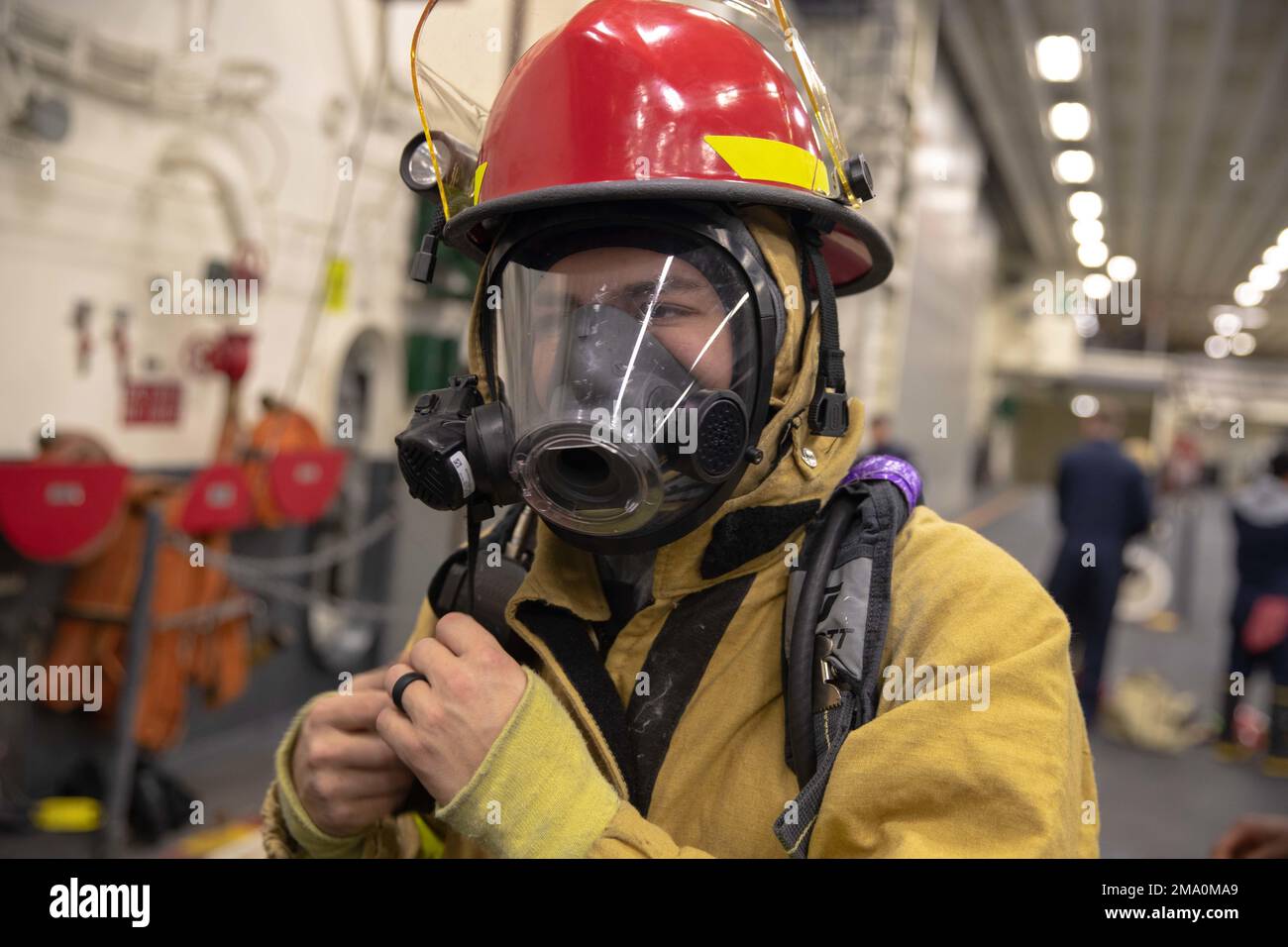 220523-N-VJ326-1061 PACIFIC OCEAN (May 23, 2022) – Damage Controlman ...