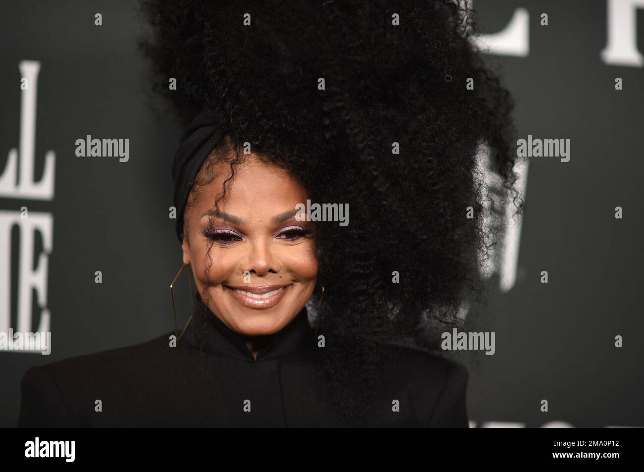 Janet Jackson poses in the press room during the Rock & Roll Hall of ...