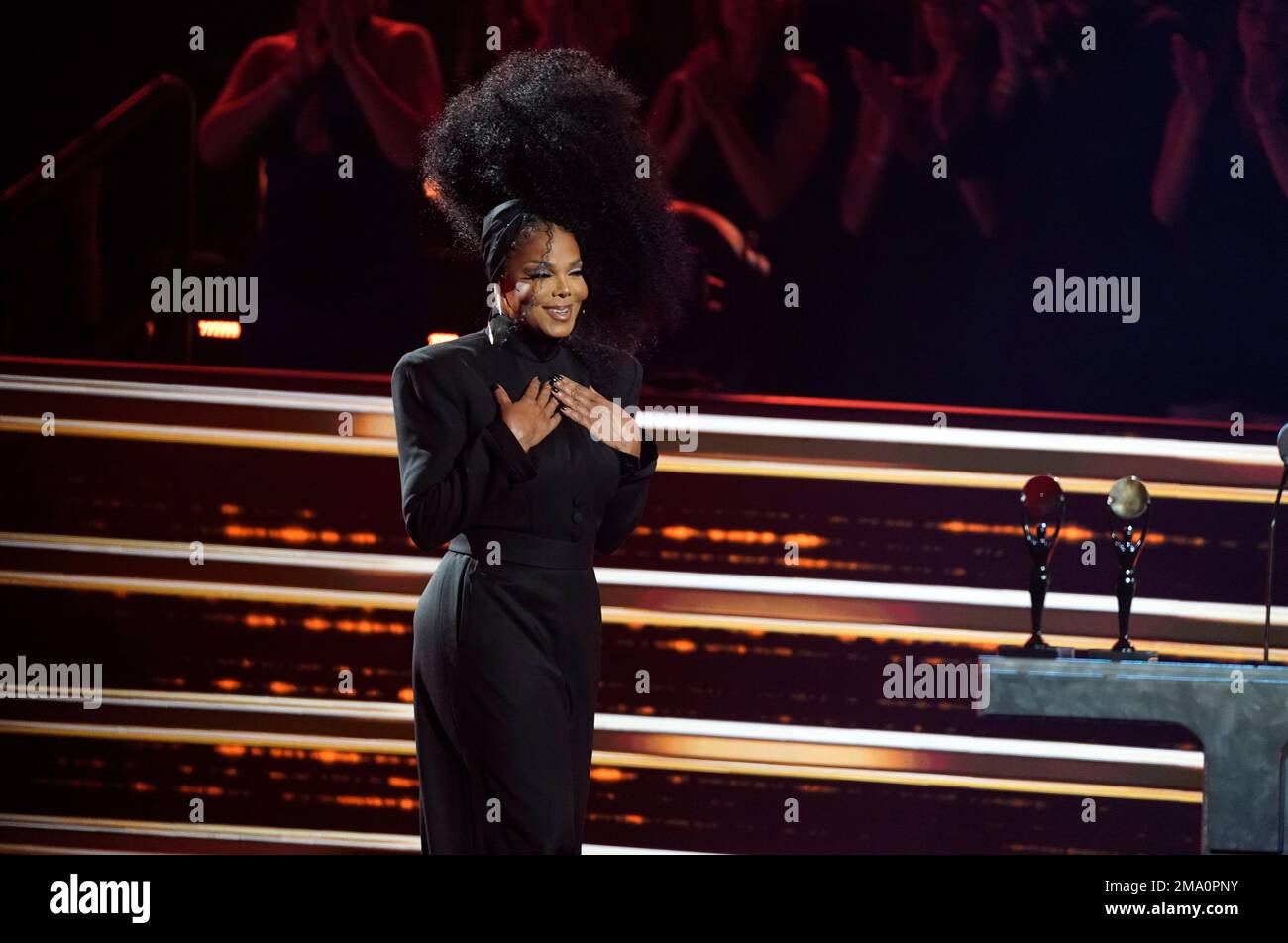 Janet Jackson appears during the Rock & Roll Hall of Fame Induction ...