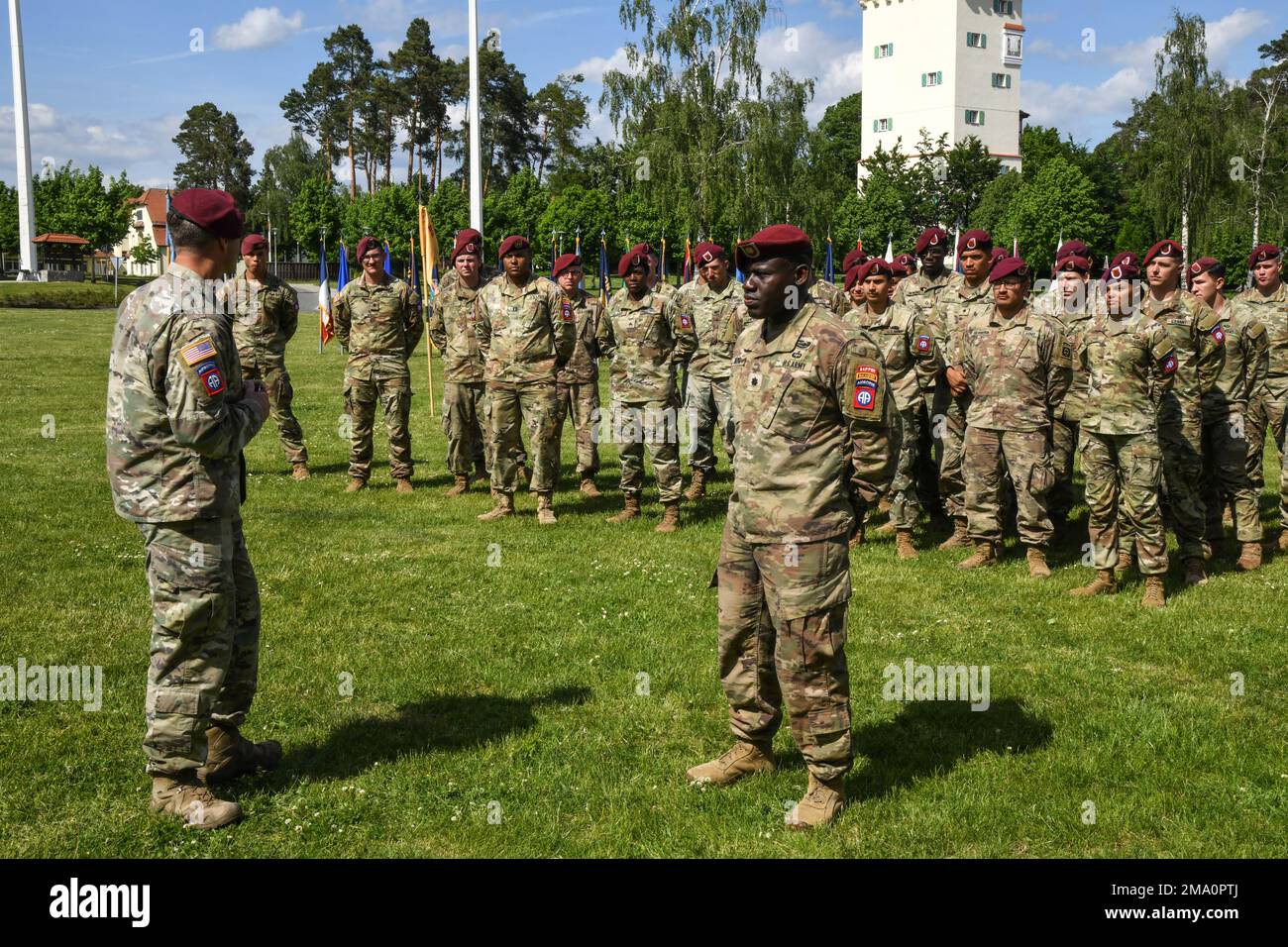 U.S. Army Col. Eugene Ferris, commander of 3rd Brigade Combat Team ...
