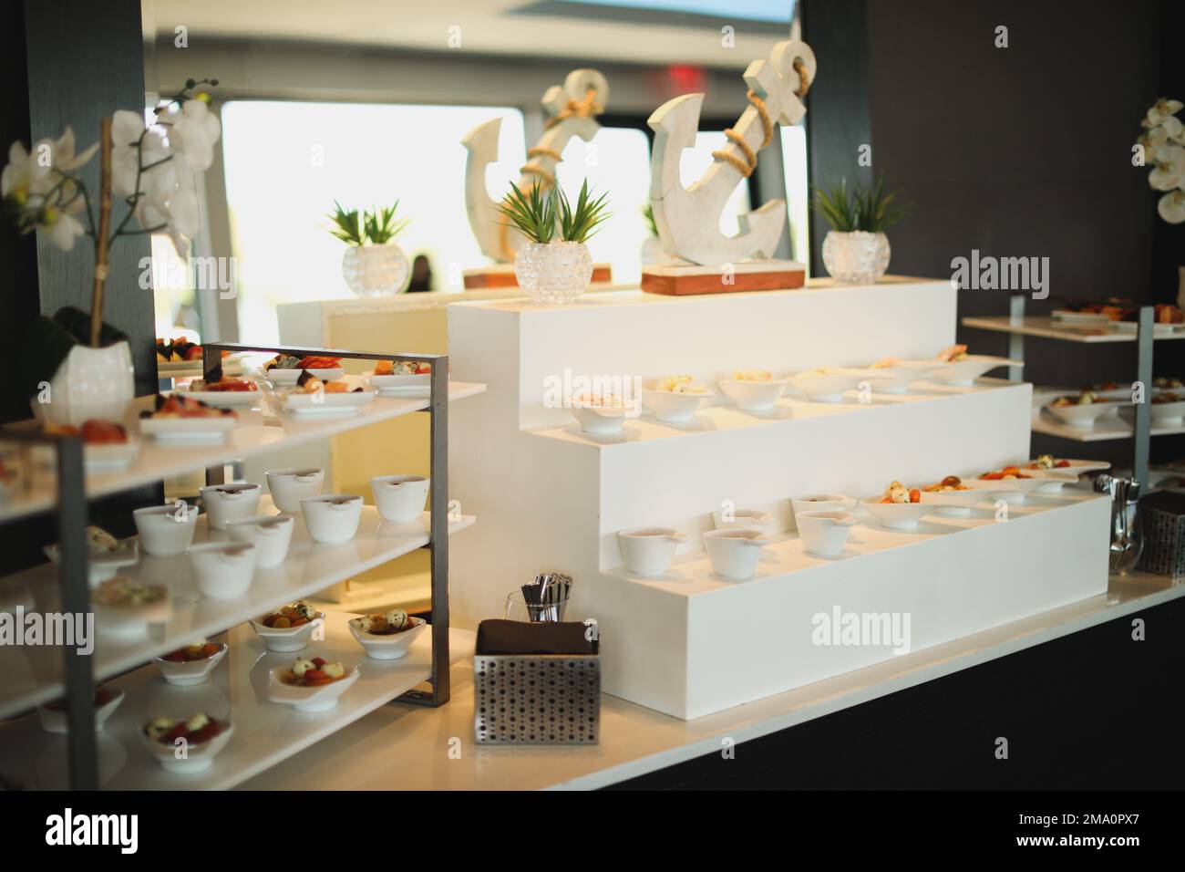 wedding ceremony reception food catering fancy dessert appetizer and ...