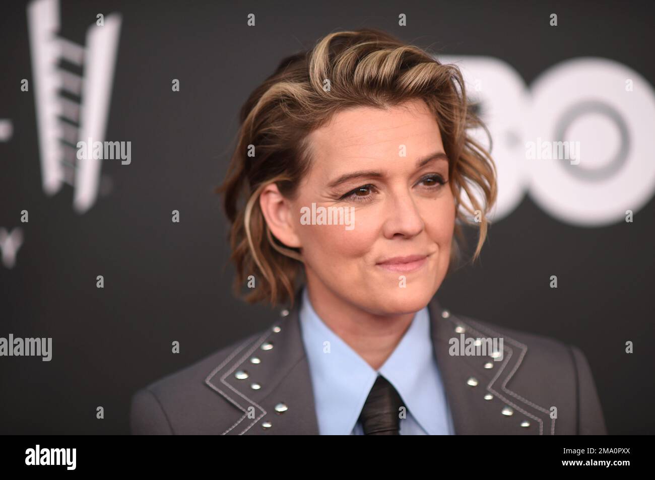 Brandi Carlile arrives at the Rock & Roll Hall of Fame Induction ...