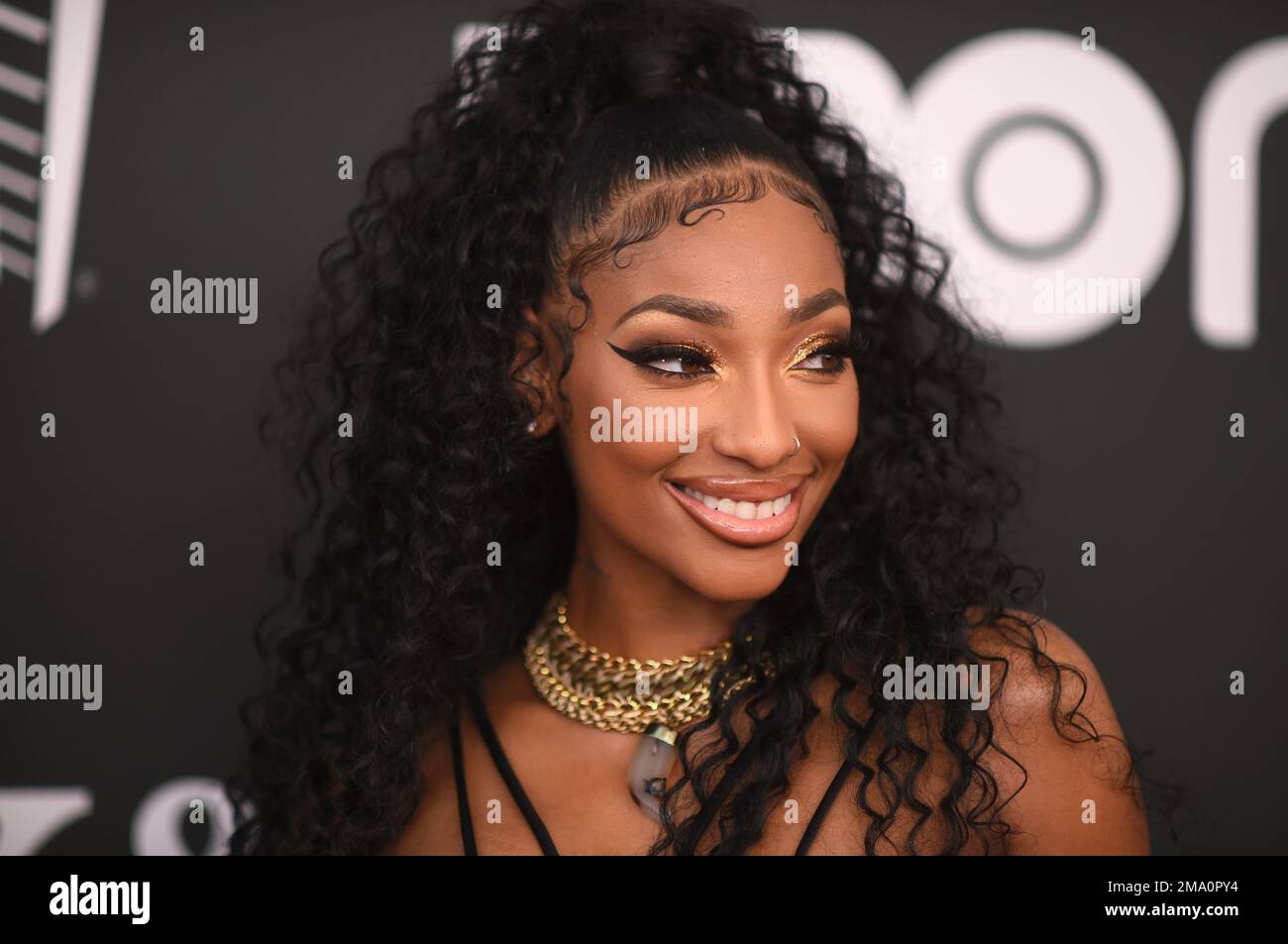 LeA Robinson arrives at the Rock & Roll Hall of Fame Induction Ceremony ...