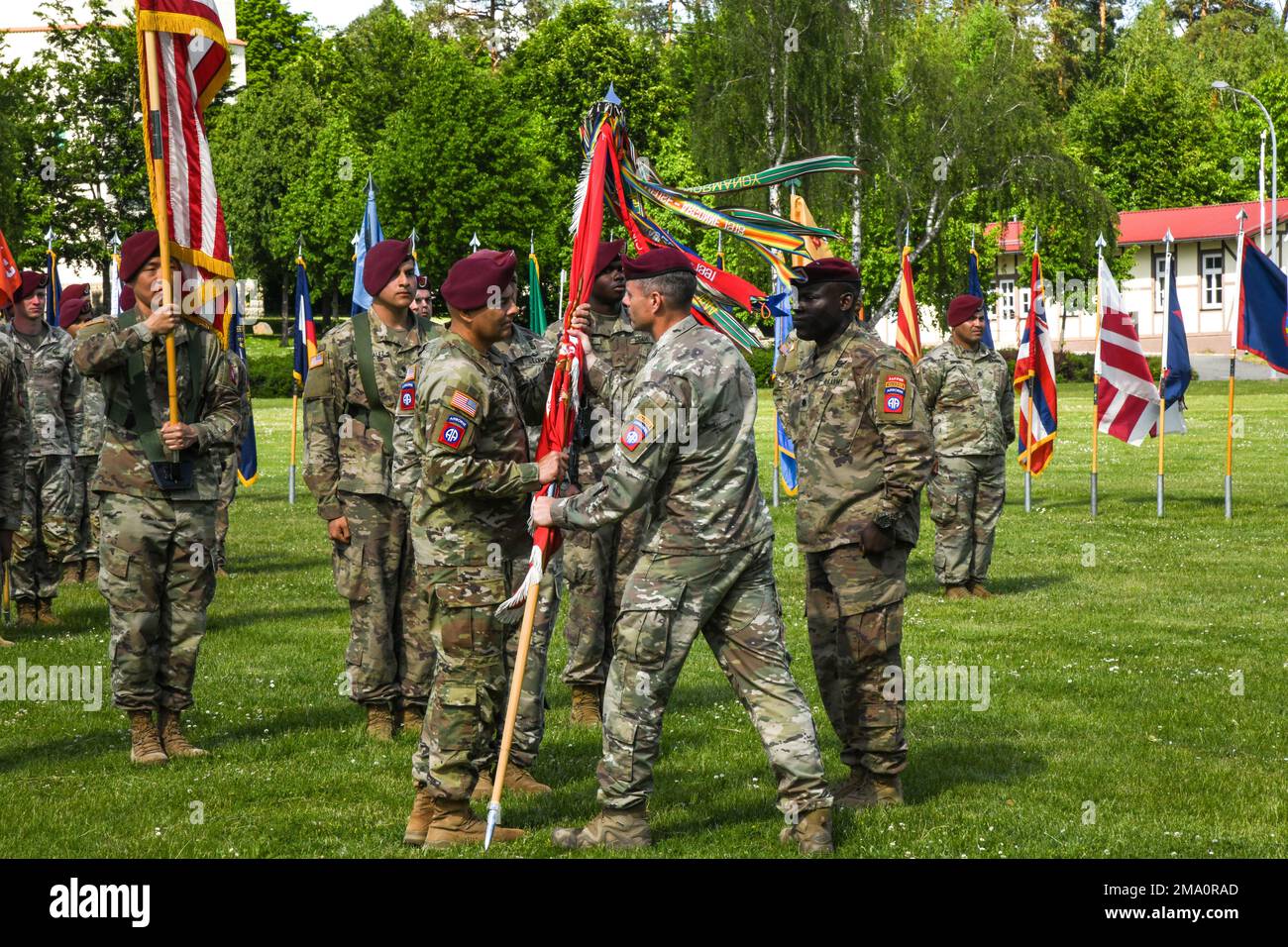 U.S. Army Lt. Col. Damon M. Torres, incoming commander of the 307th ...