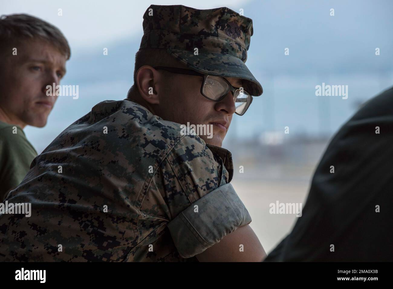 U.S. Marine Corps Cpl. Joseph Rodriguez, a chemical, biological ...