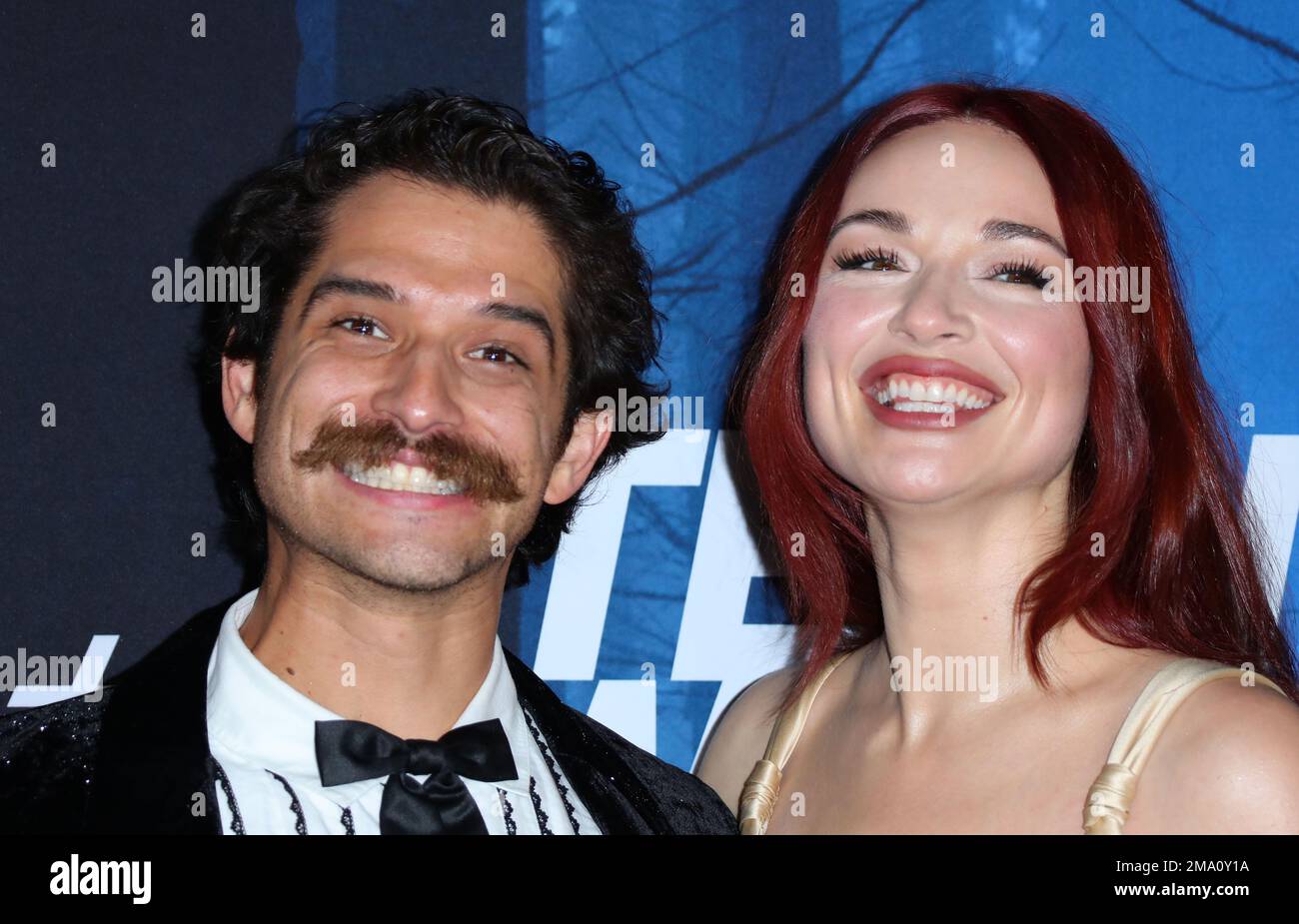 Crystal Reed, Tyler Posey arrives at The Los Angeles red carpet ...