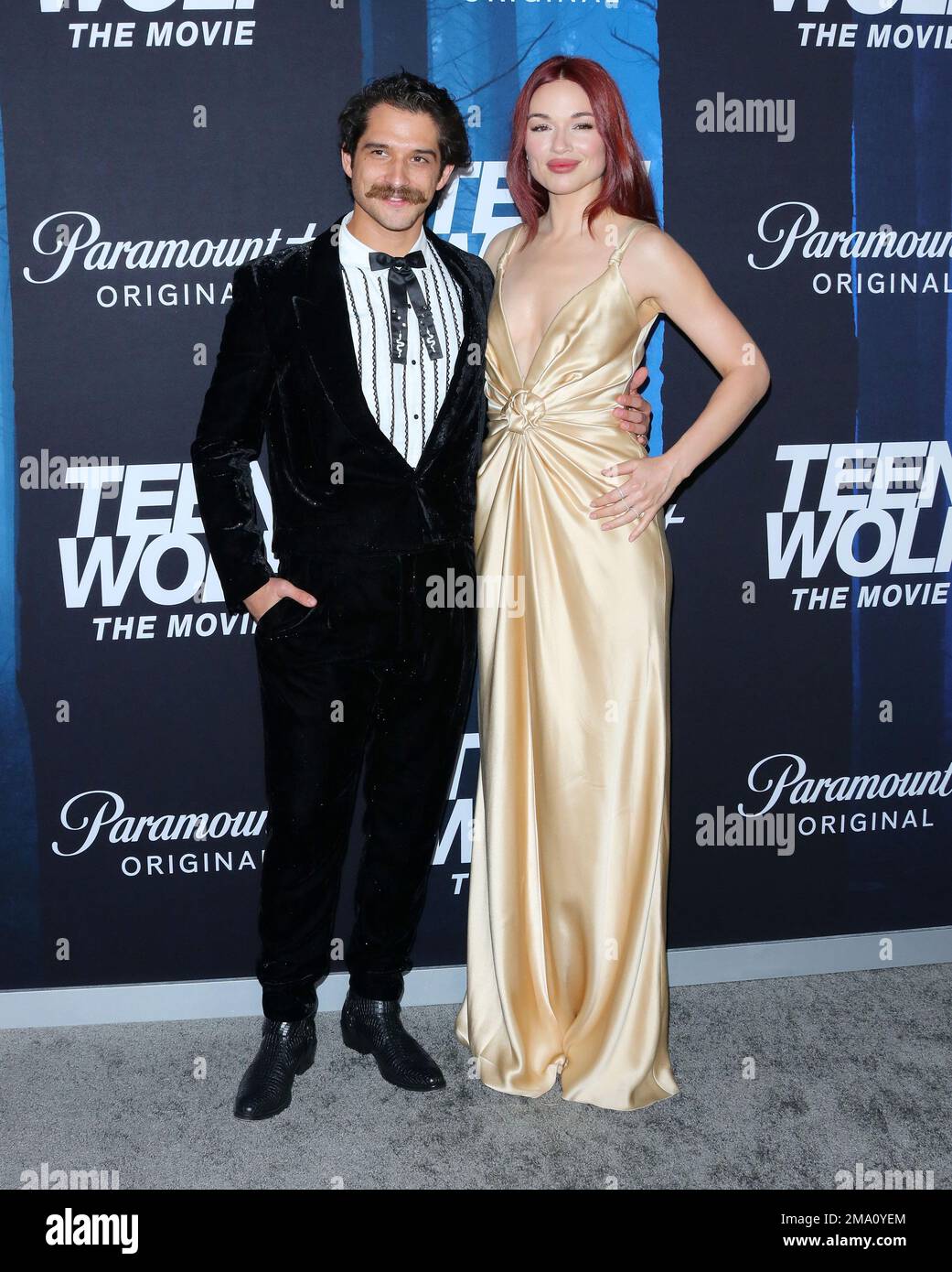 Crystal Reed, Tyler Posey arrives at The Los Angeles red carpet ...