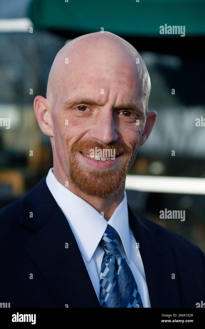 File - This March 7, 2020 file photo shows Brian Flowers, the ...