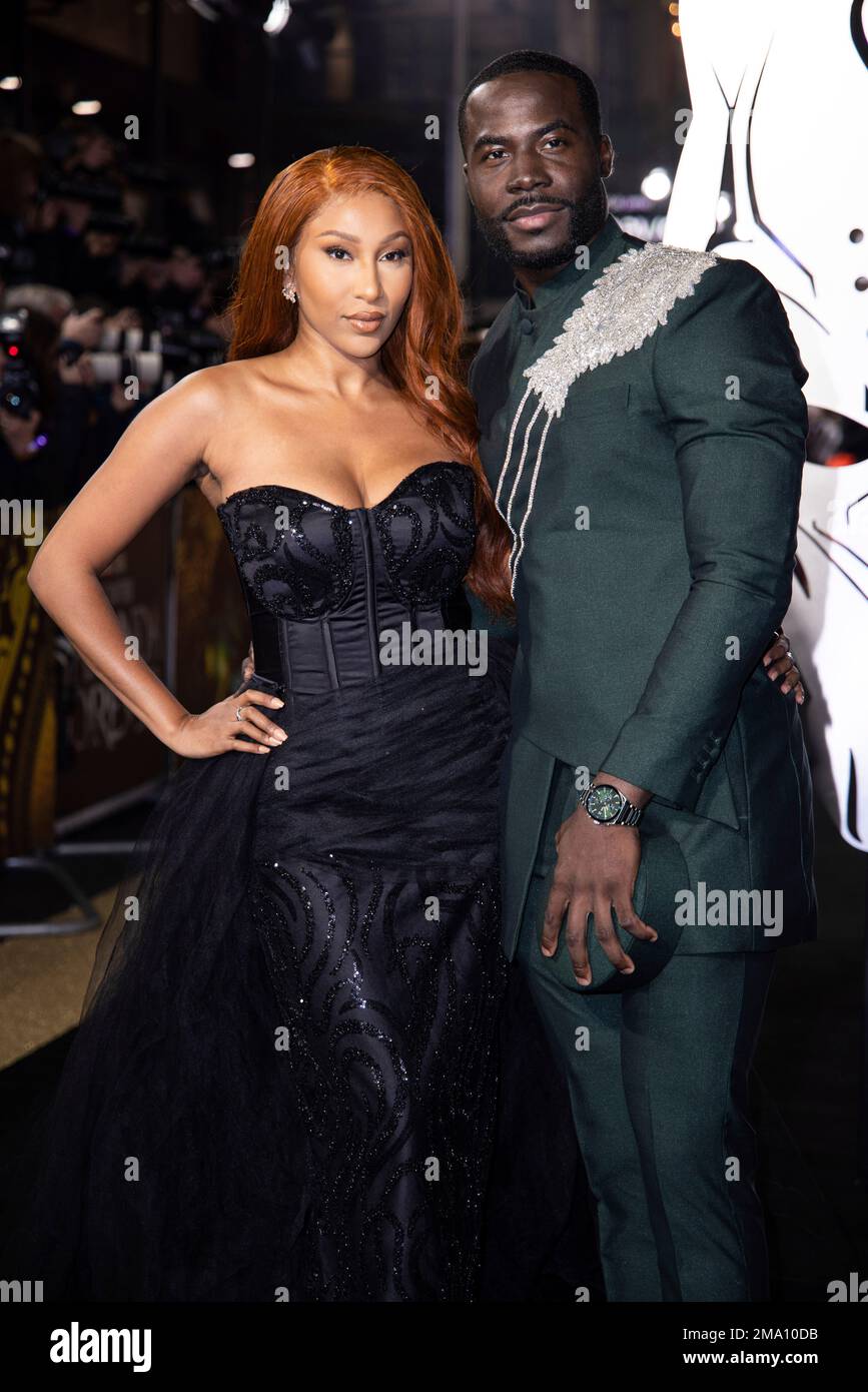 Toni Tone poses for photographers upon arrival for the premiere of the ...