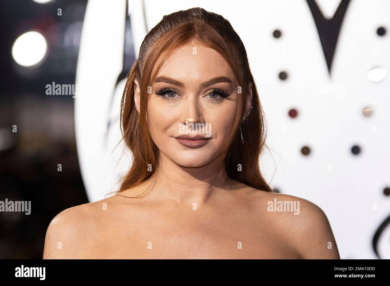 Elz the Witch poses for photographers upon arrival for the premiere of ...