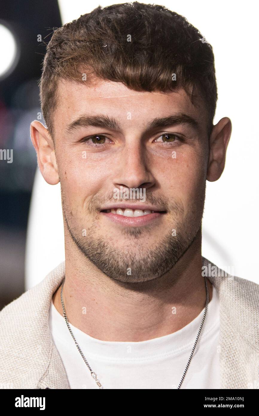 Andrew Le Page poses for photographers upon arrival for the premiere of ...