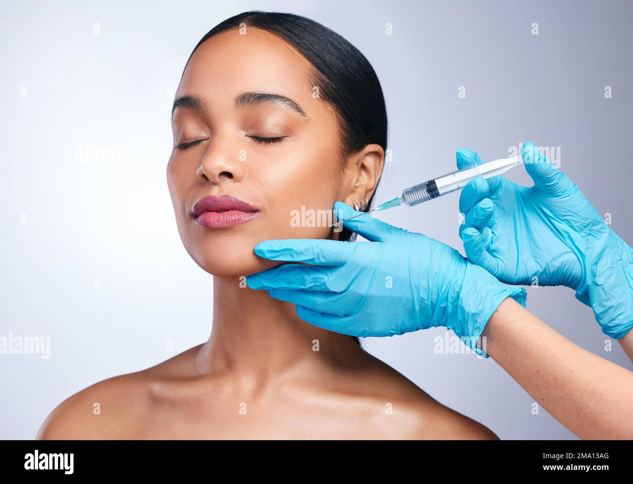 Your appearance reflects your habits. a beautiful young woman having a ...