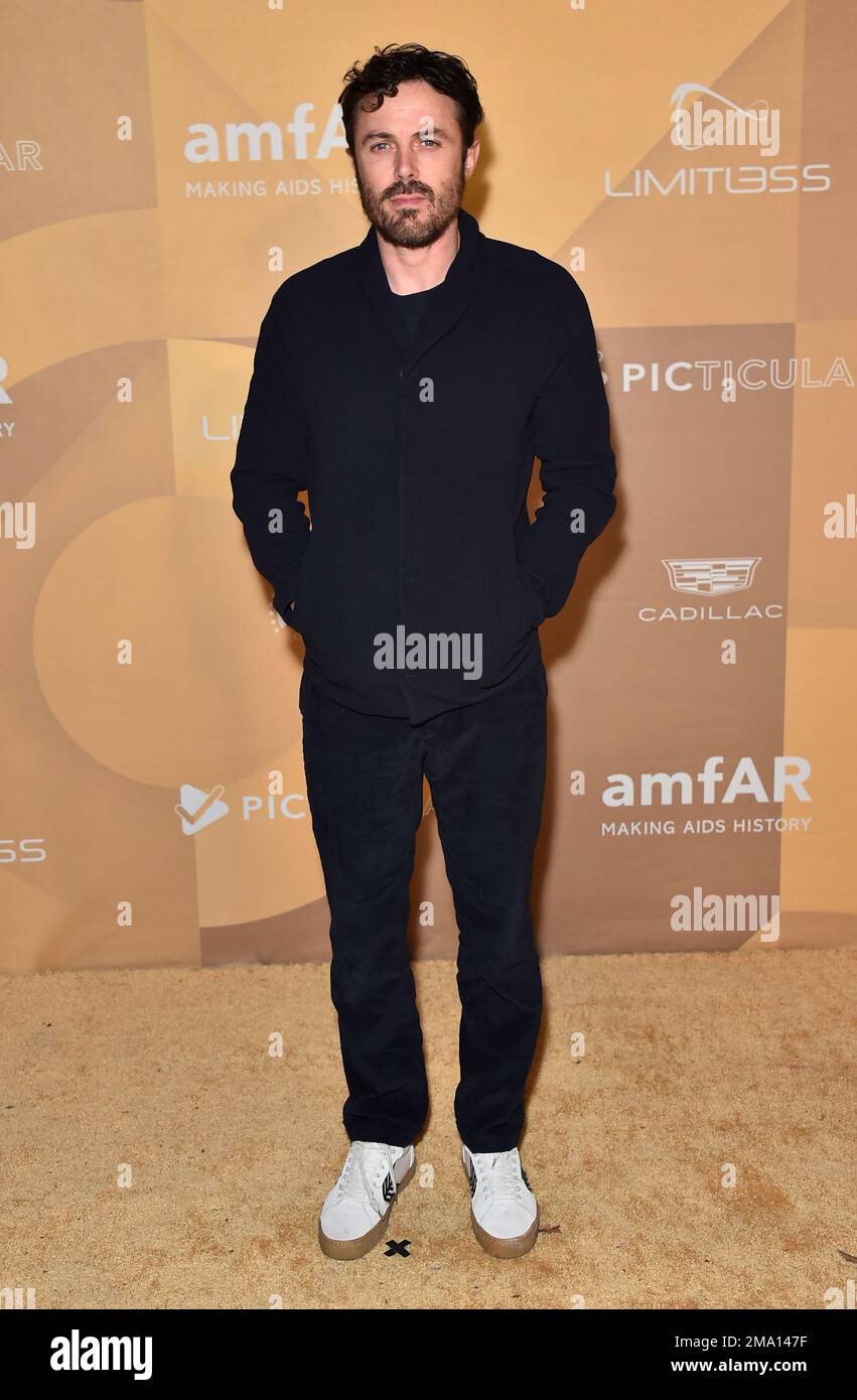 Casey Affleck arrives at the amfAR Gala Los Angeles at The Pacific ...