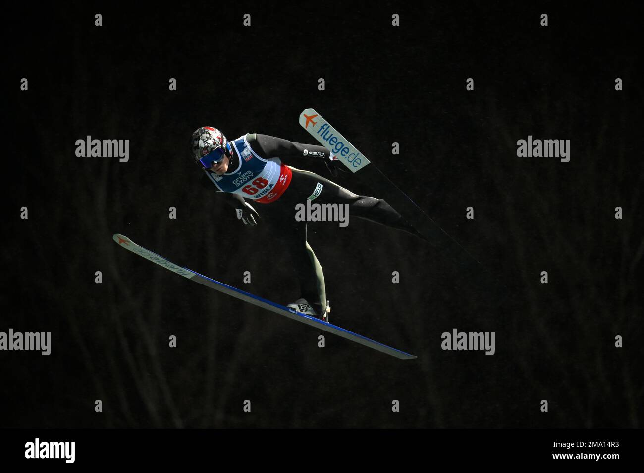 Norway's Marius Lindvik competes during the FIS Men's HS134 ...