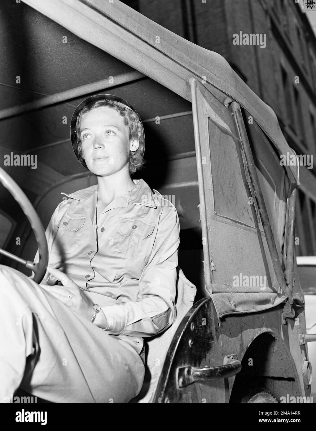 Marguerite Higgins, foreign correspondent for the New York Herald ...