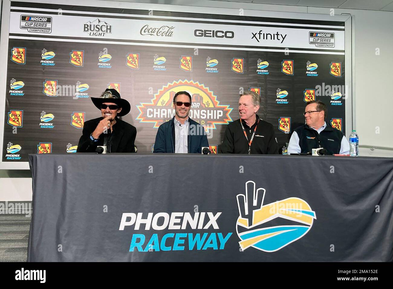 Richard Petty, Jimmie Johnson, Maury Gallagher, and Petty GMS team ...