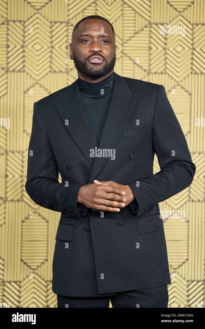 Lethal Bizzle poses for photographers upon arrival for the premiere of ... Lethal Bizzle poses for photographers upon arrival for the premiere of ...