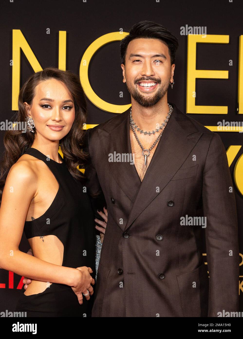 Vika Abbyaeva and Richard Chang attend launch of Bling Empire New York ...