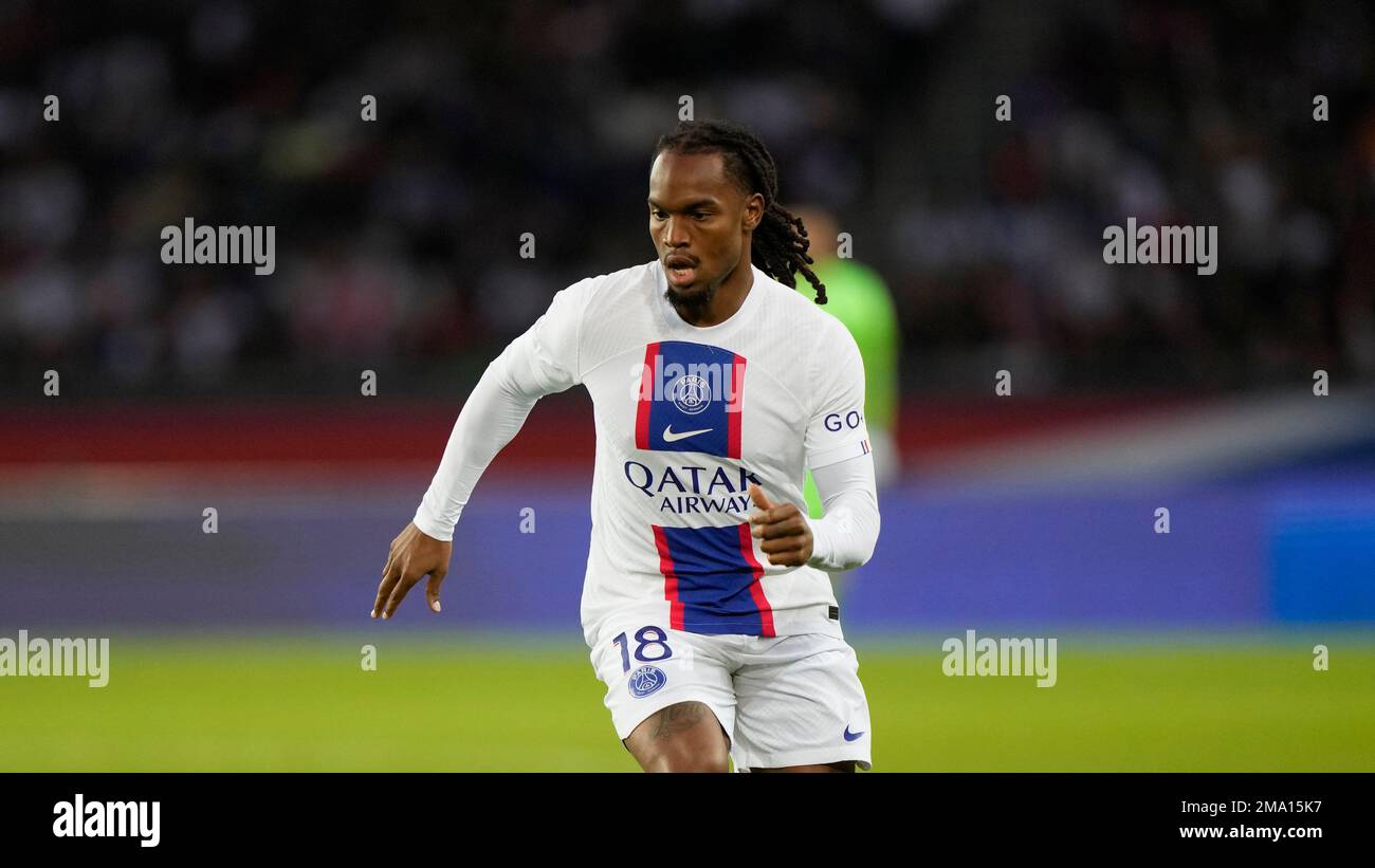 PSG's Renato Sanches runs during the French League One soccer match ...