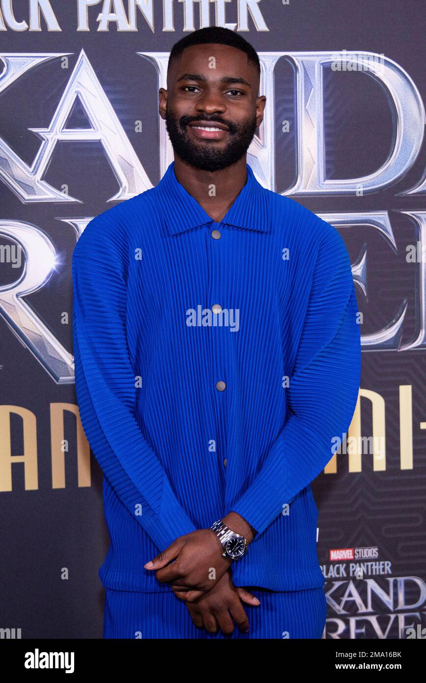 David Orobosa Omoregie, a.k.a. Dave, poses for photographers upon ...