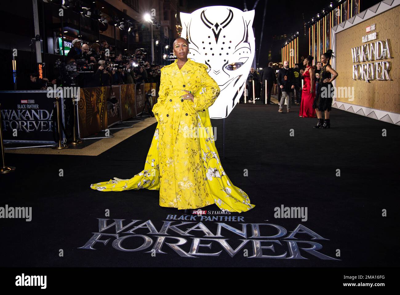 Cynthia Erivo poses for photographers upon arrival for the premiere of ...