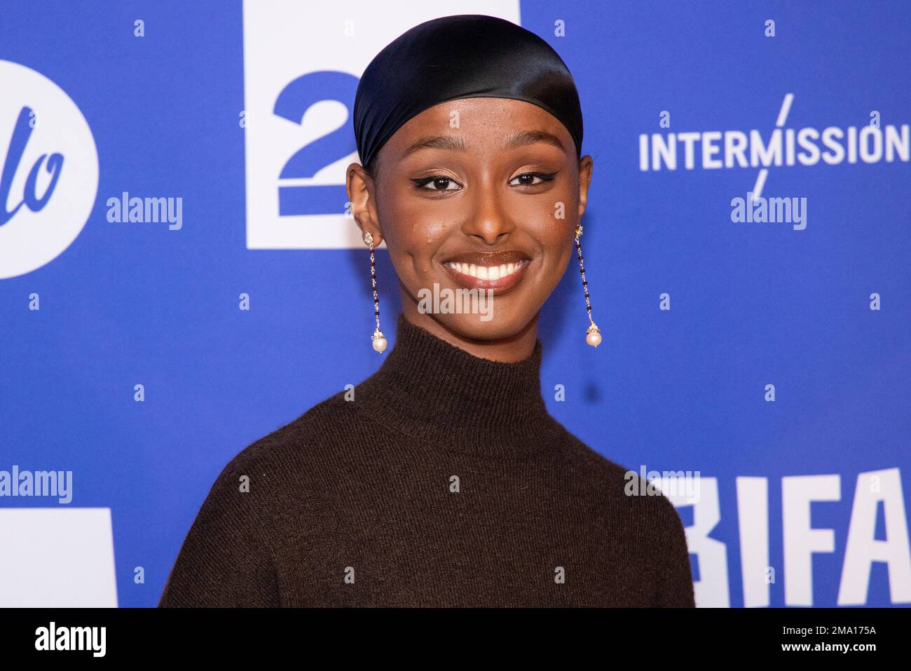 Presenter Kosar Ali poses for photographers during a photo call for the ...