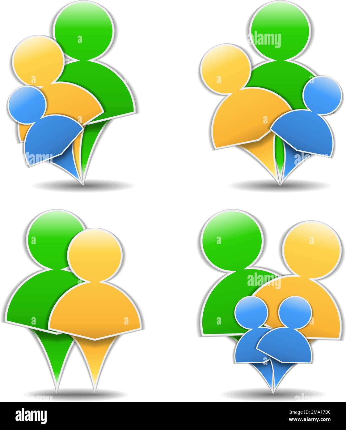 Vector icons of family hi-res stock photography and images - Alamy