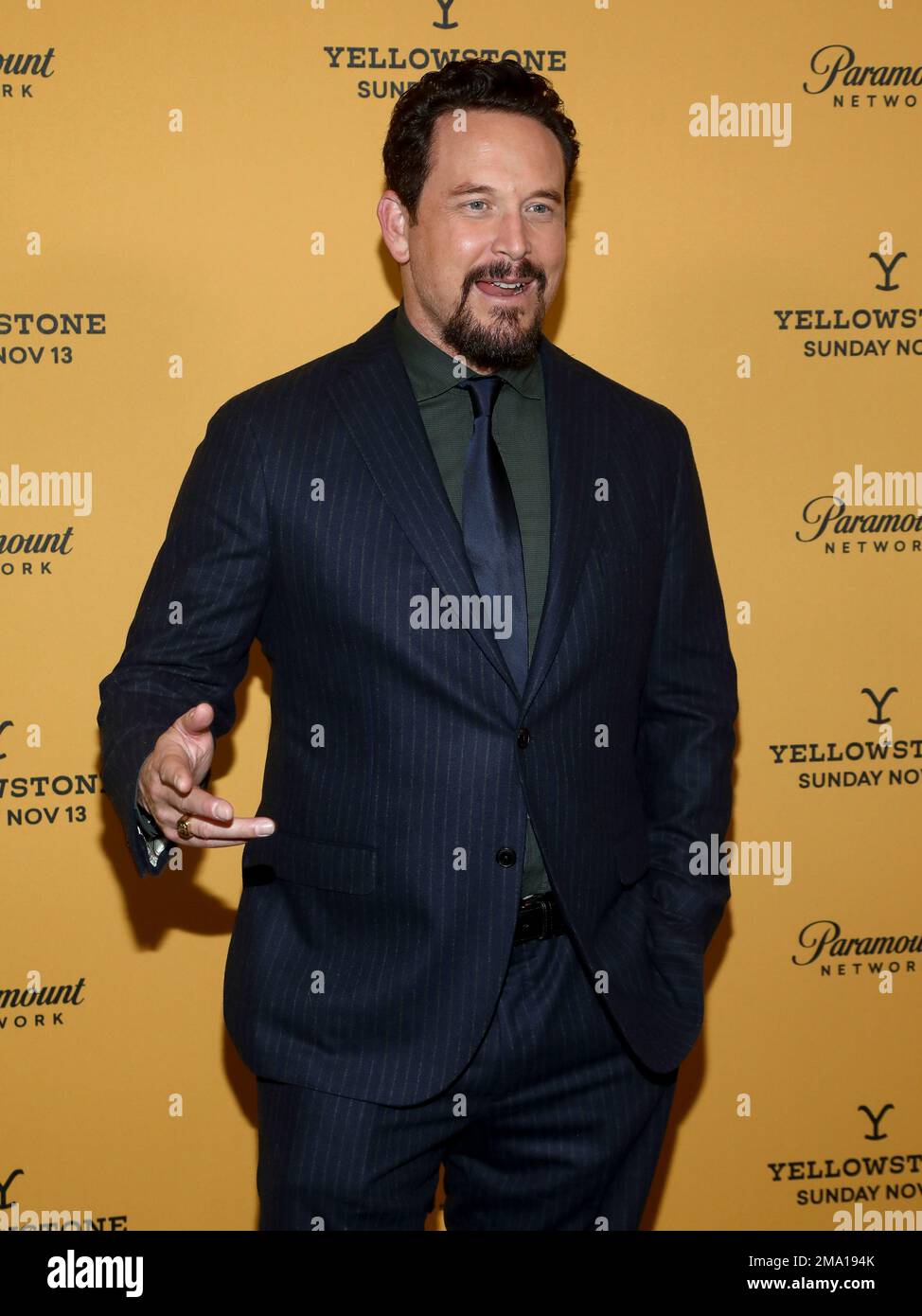 Actor Cole Hauser attends the premiere for "Yellowstone" season five at ...