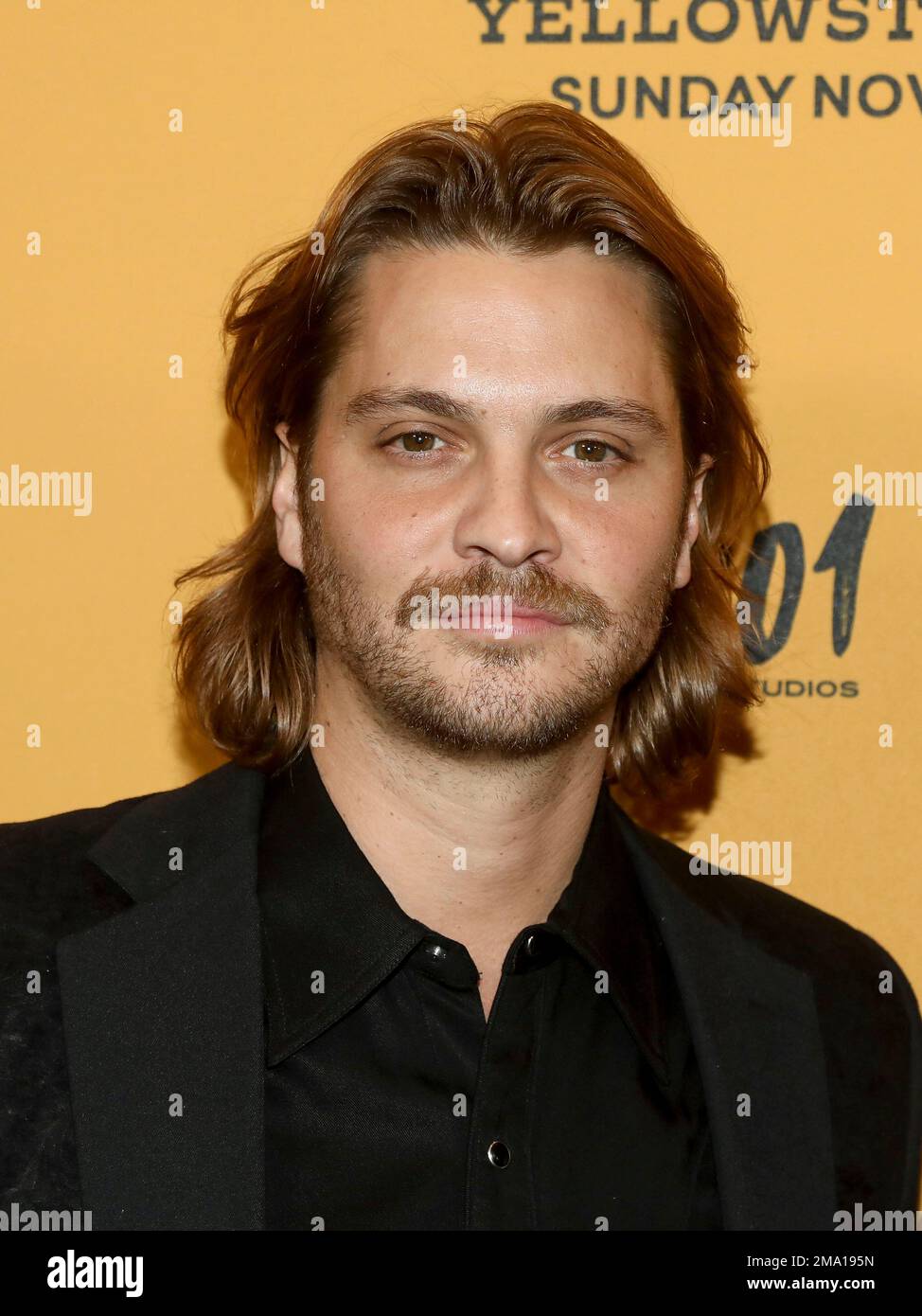Actor Luke Grimes attends the premiere for "Yellowstone" season five at ...