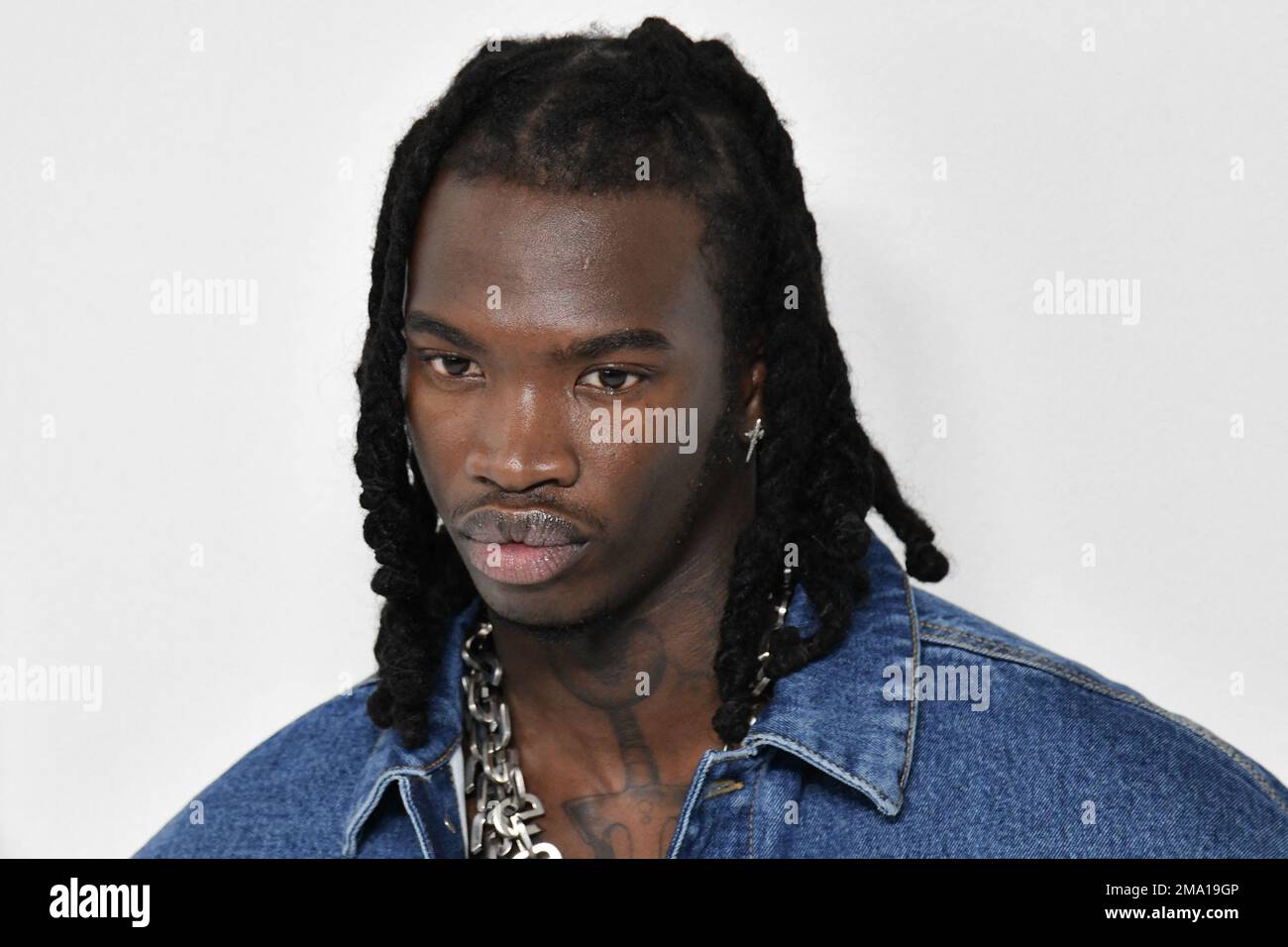 Paris, France. 18th Jan, 2023. Lancey Foux attends the Givenchy Paris ...