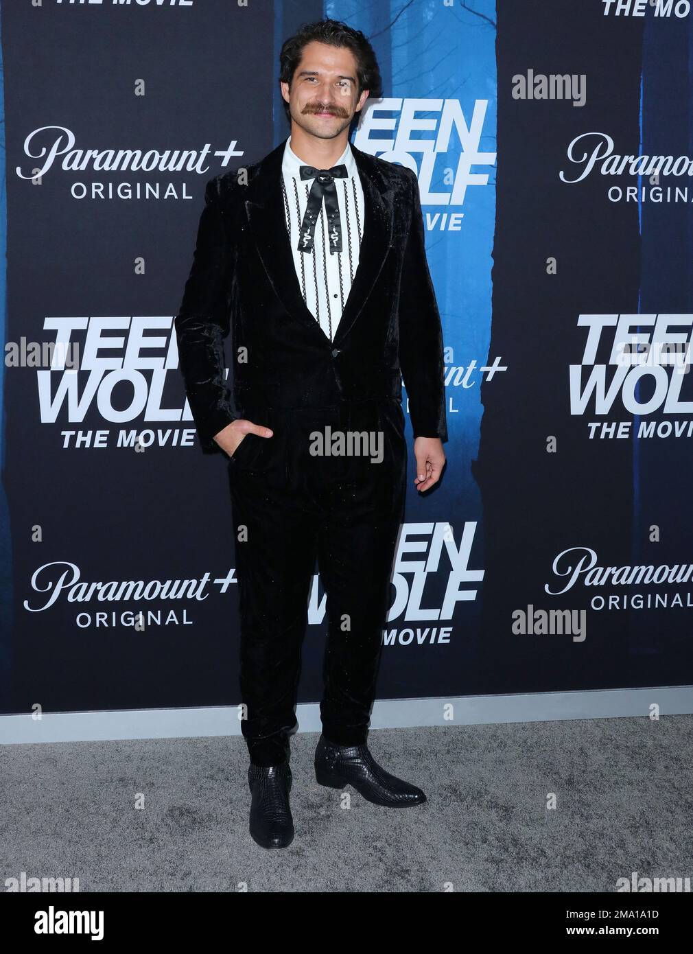 Los Angeles, USA. 18th Jan, 2023. Tyler Posey arrives at The Los Angeles red carpet premiere for ...