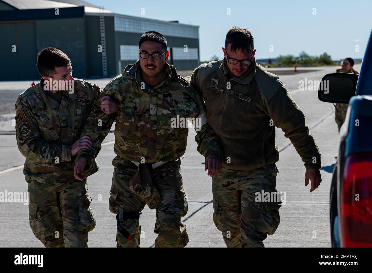 U.S. Air Force Staff Sergeants Max Engstrom and Timothy Gruen, 366th ...