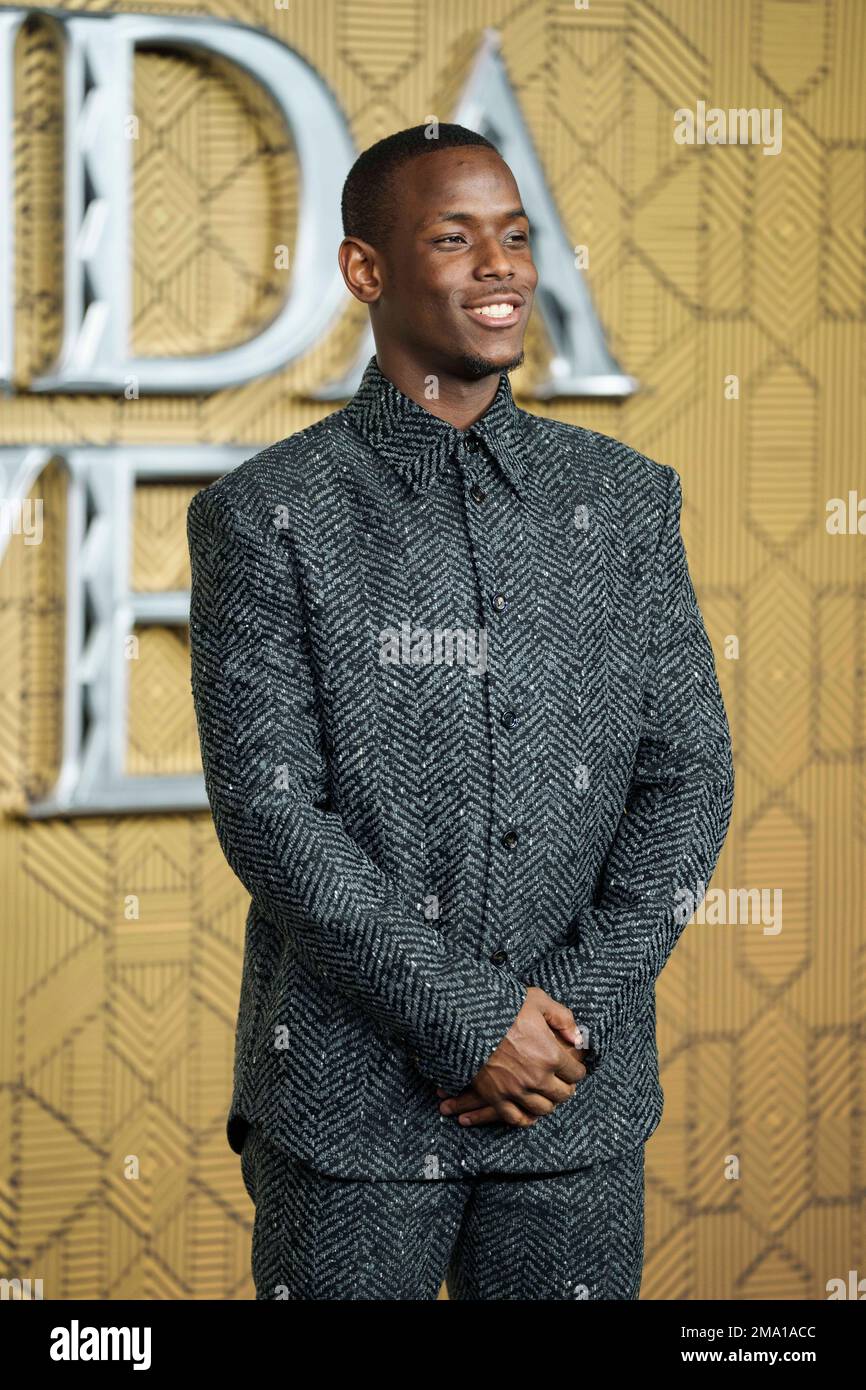 Michael Ward poses for photographers upon arrival for the premiere of ...