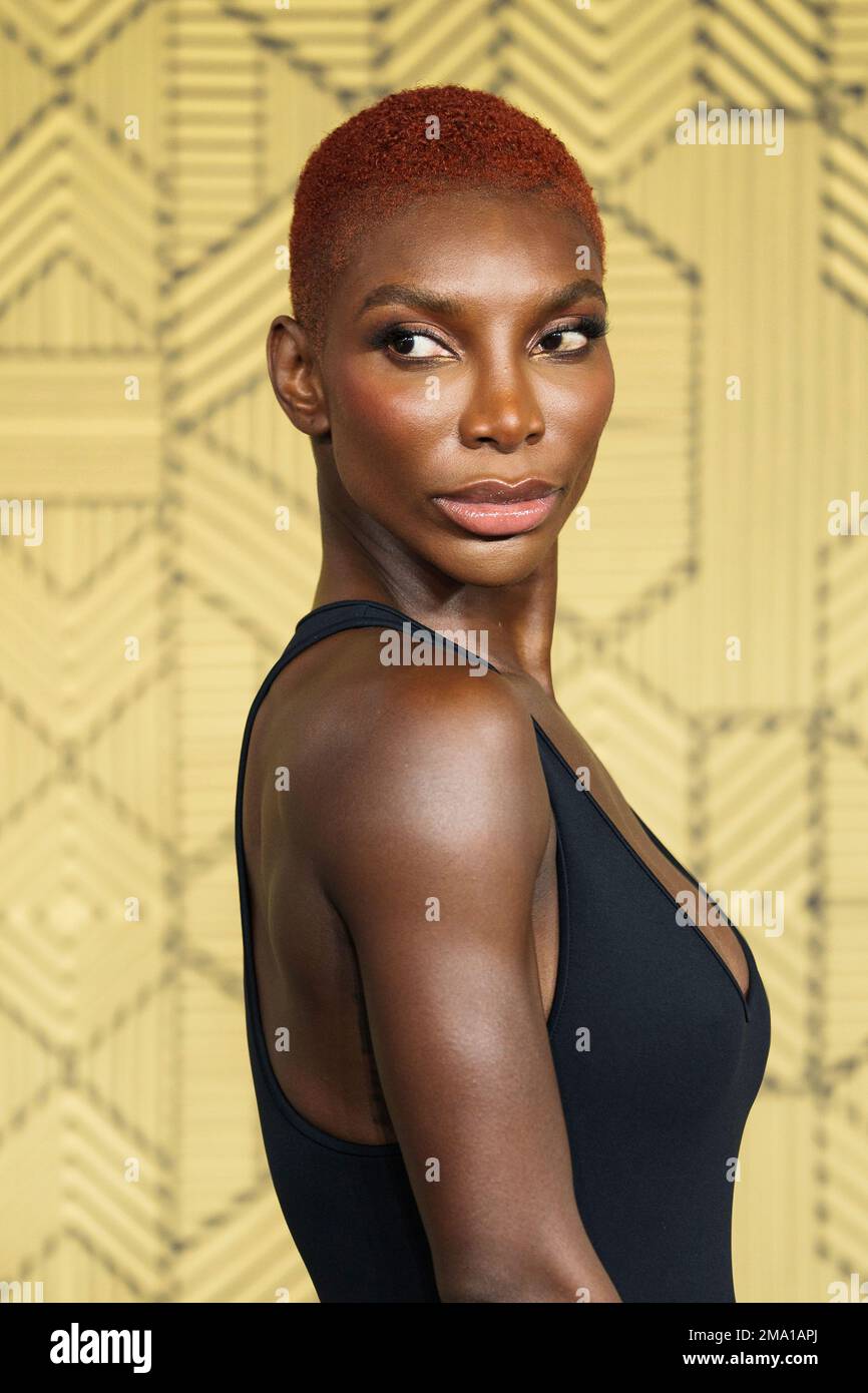 Michaela Coel poses for photographers upon arrival for the premiere of ...