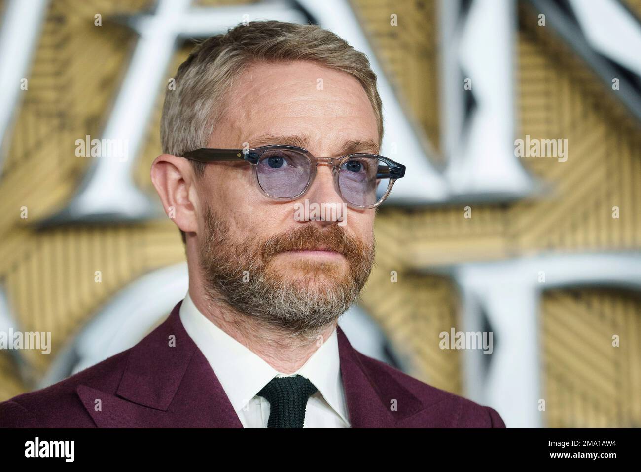 Martin Freeman poses for photographers upon arrival for the premiere of ...
