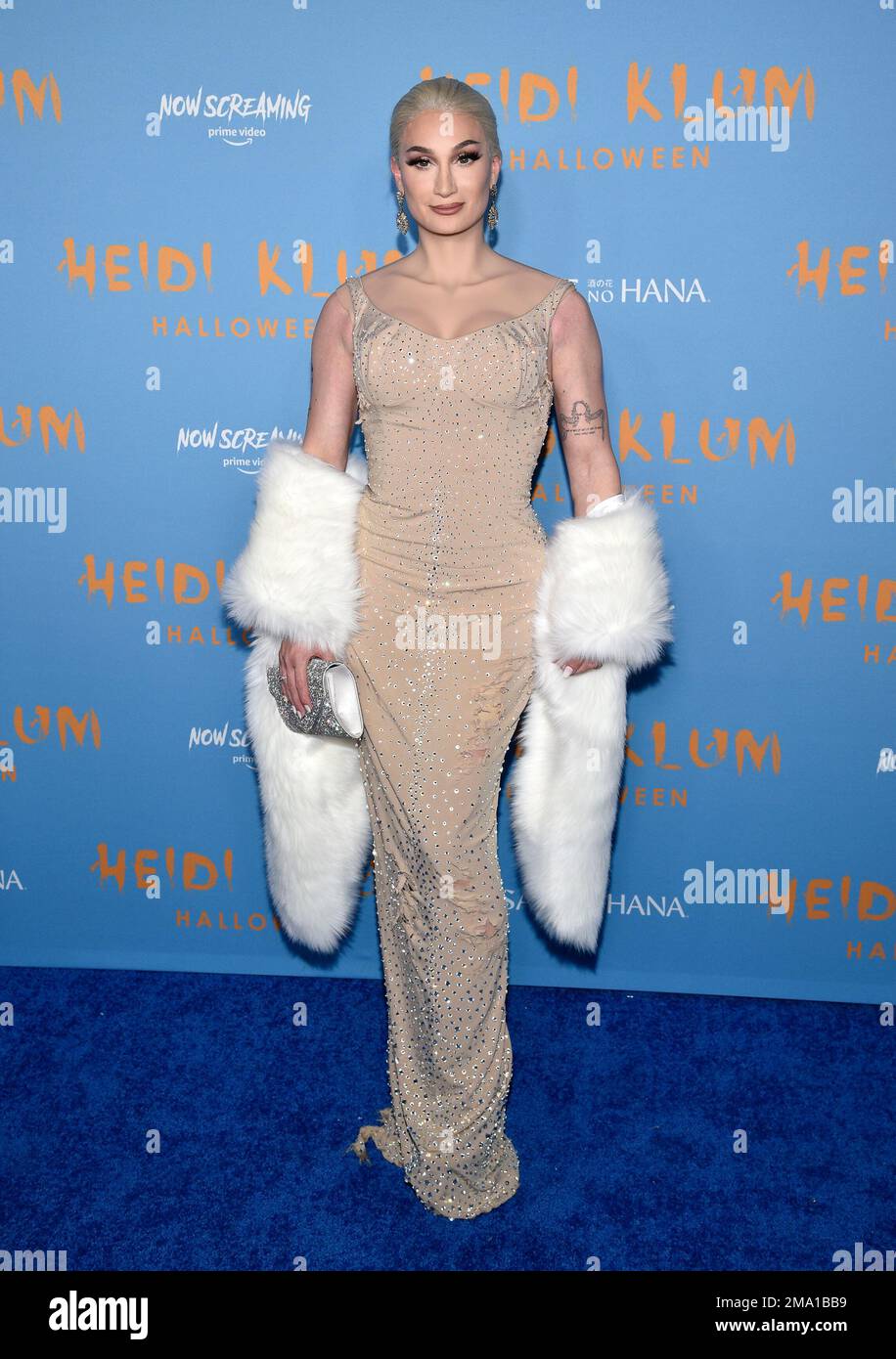 Candy Crash attends Heidi Klum's annual Halloween party at Sake No Hana ...
