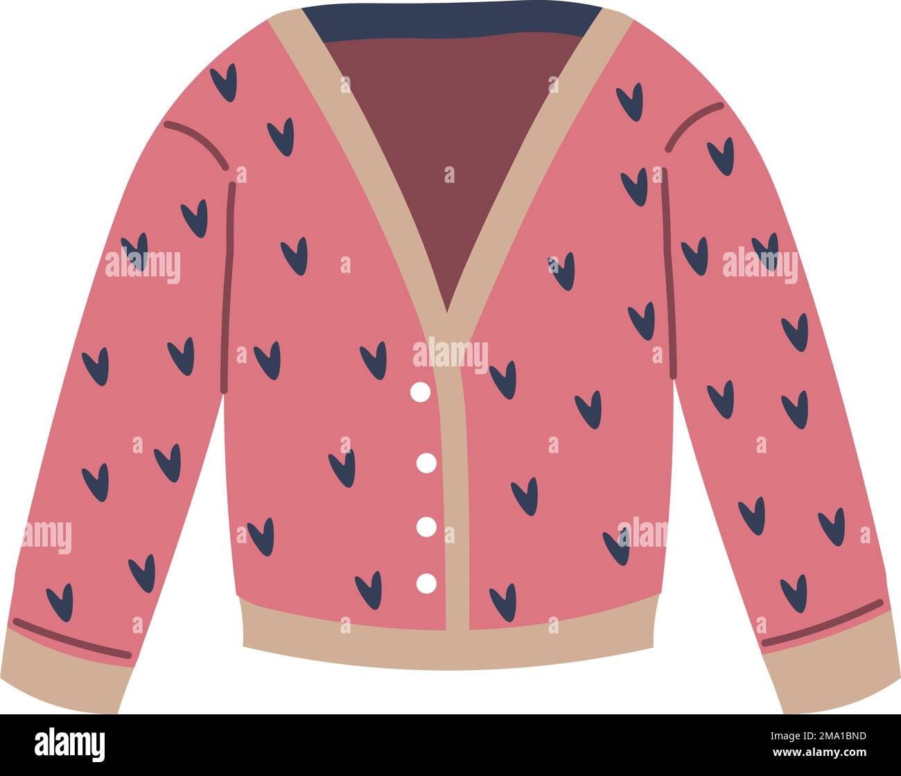 Vintage lady and sweater Stock Vector Images - Alamy