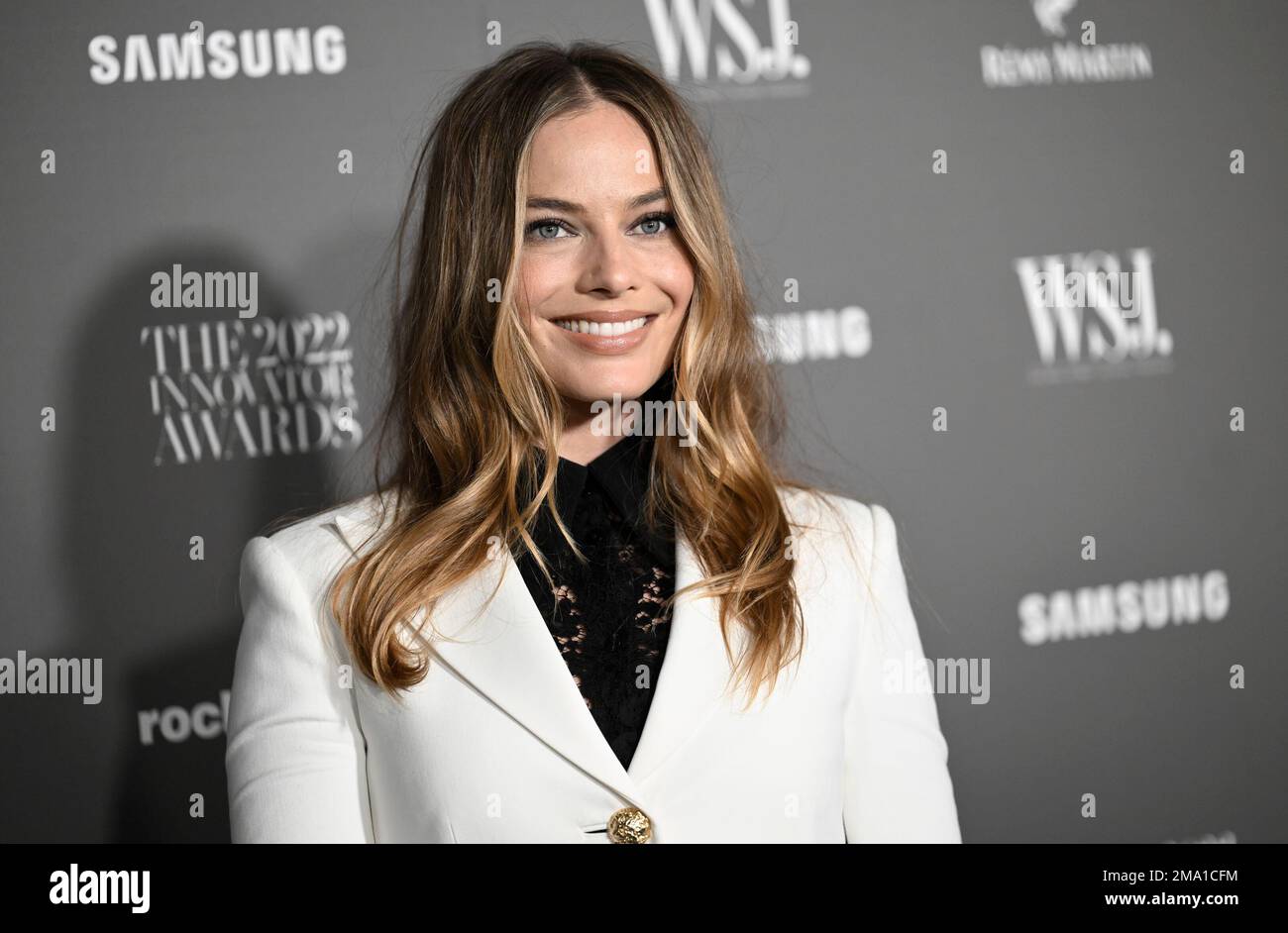Margot Robbie attends the WSJ. Magazine 2022 Innovator Awards at The ...