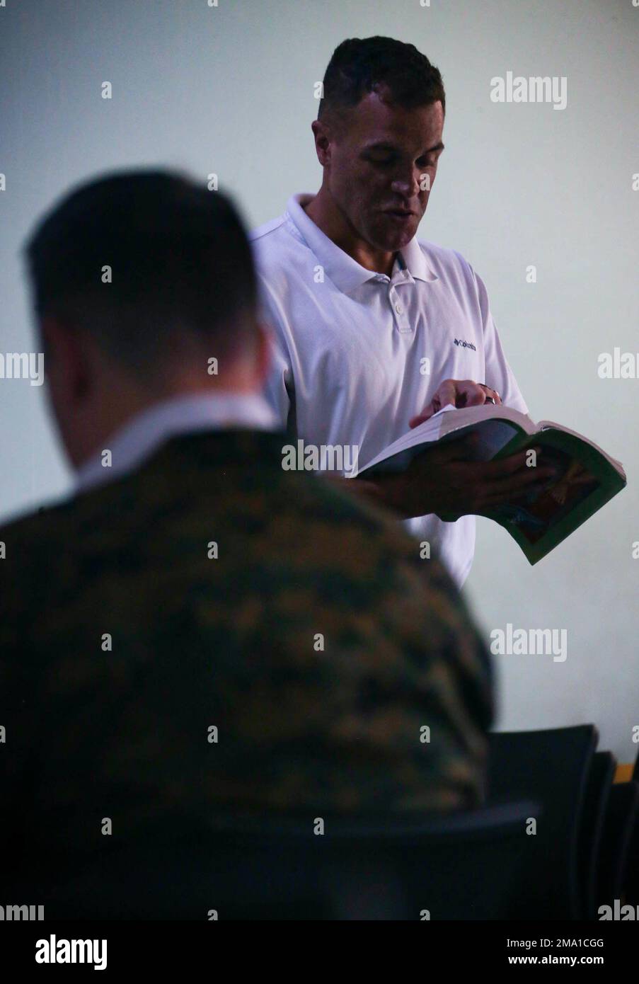 U.S. Marine Corps Lt. Col Eric Tee, Battalion Commander, 2d ...