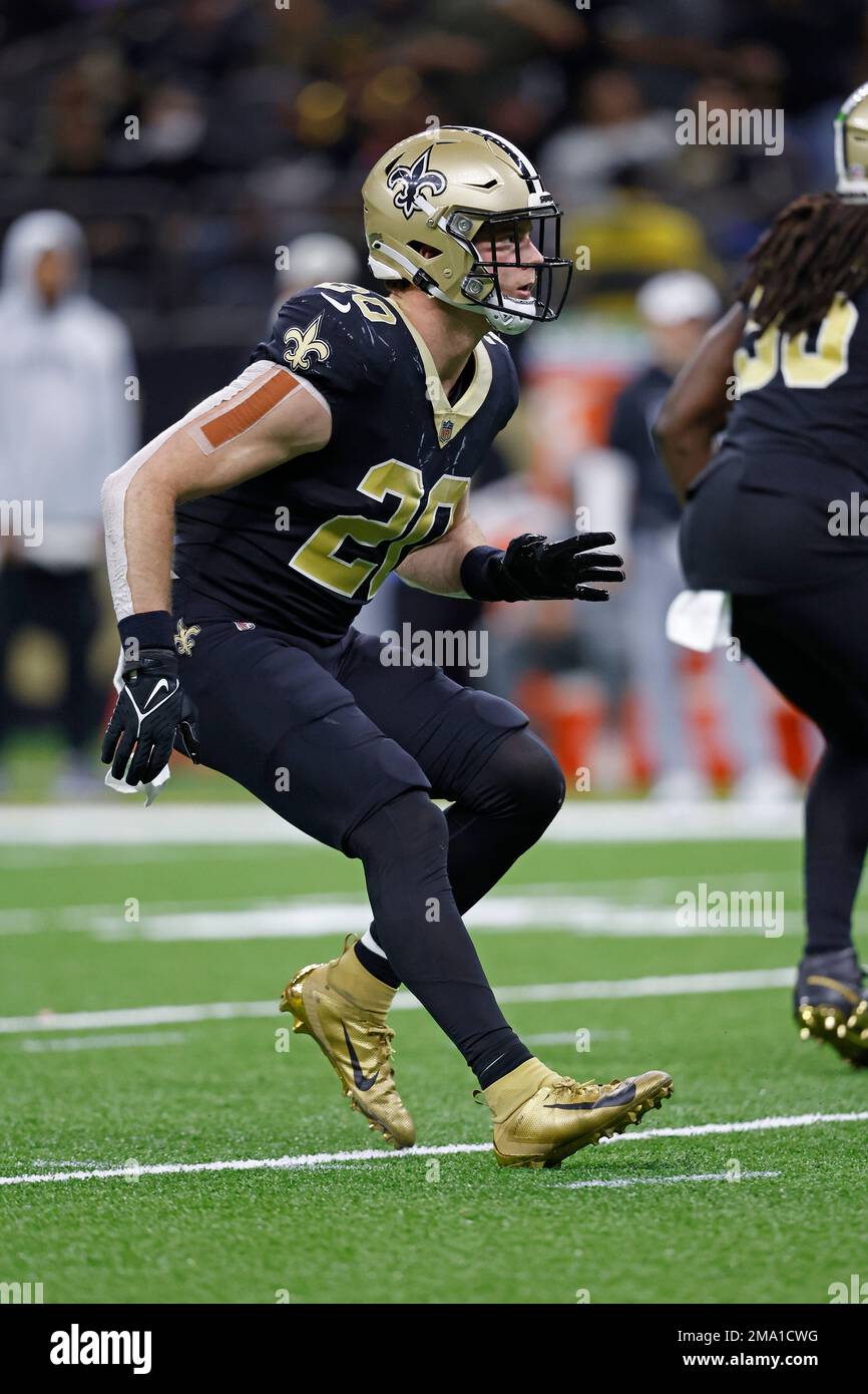 New Orleans Saints linebacker Pete Werner (20) during an NFL football ...