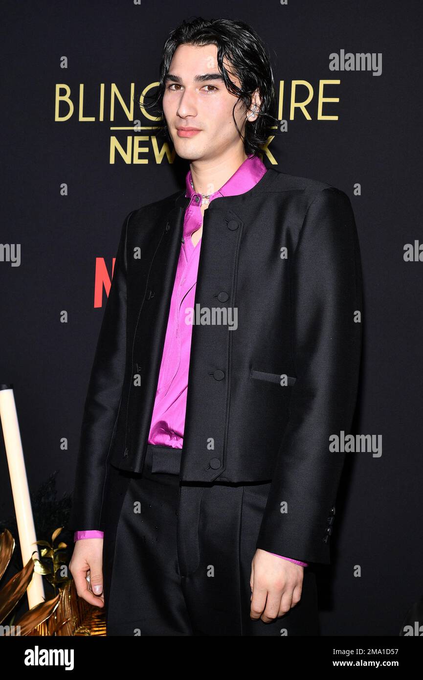 Blake Abbie attends the Netflix and Michael Kors launch Bling Empire ...