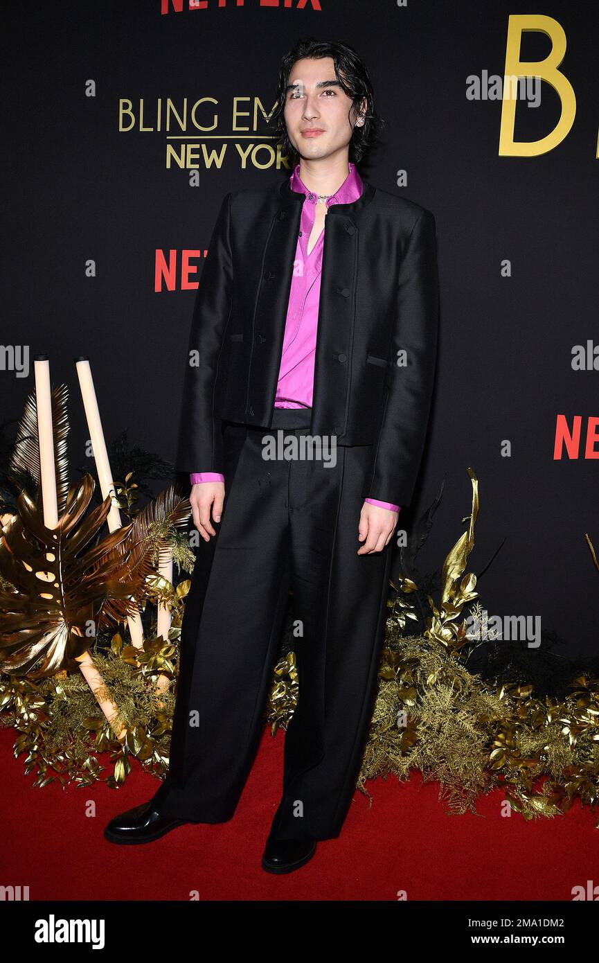 Blake Abbie attends the Netflix and Michael Kors launch Bling Empire ...