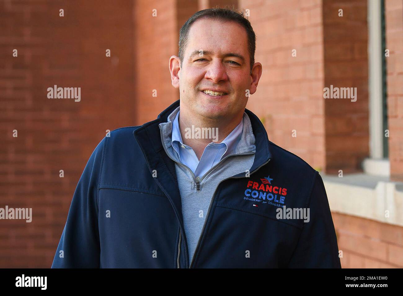 Democrat Francis Conole poses for a picture in Cazenovia, N.Y., Sunday ...